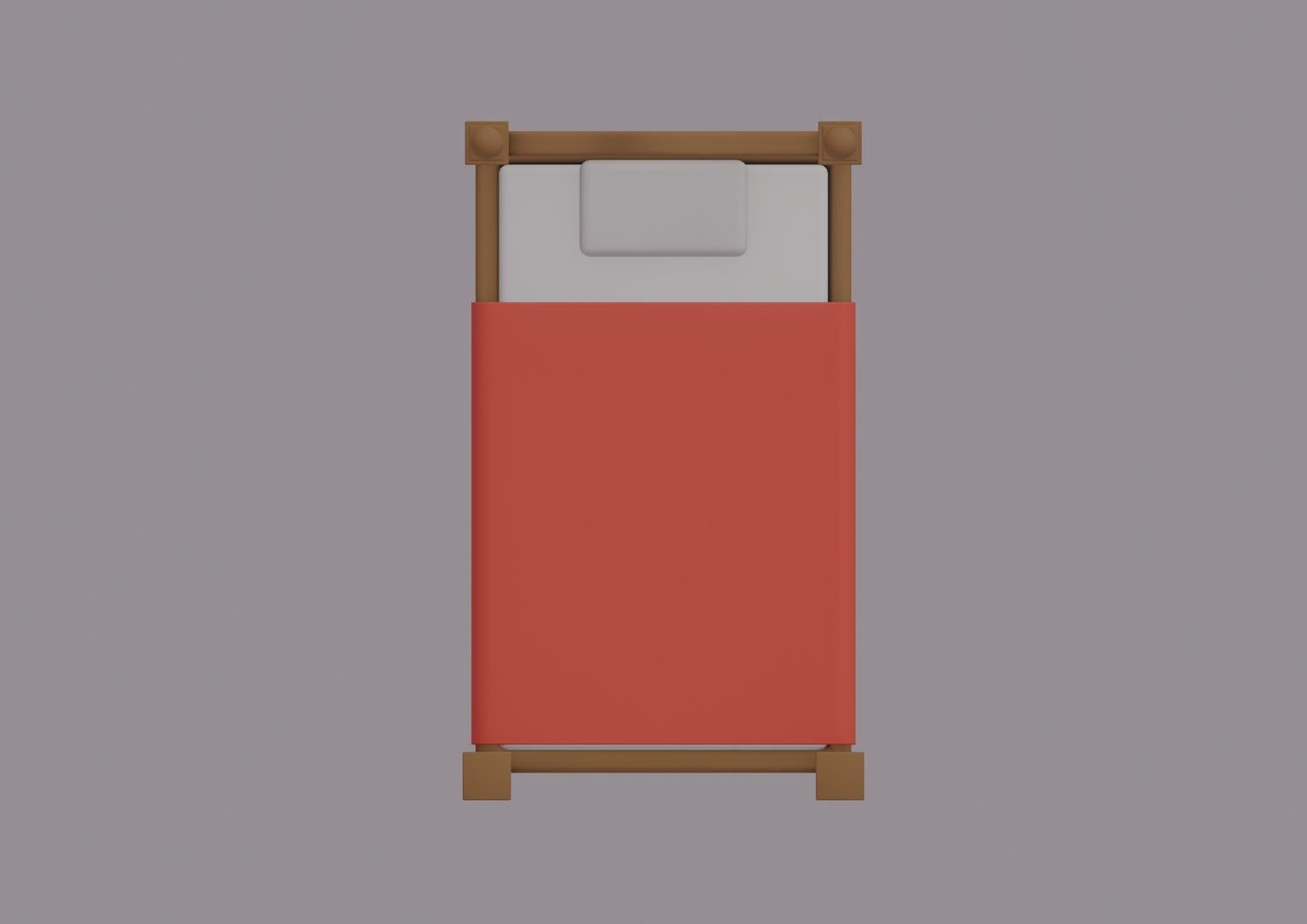 3D Toon Bed - TurboSquid 2045306