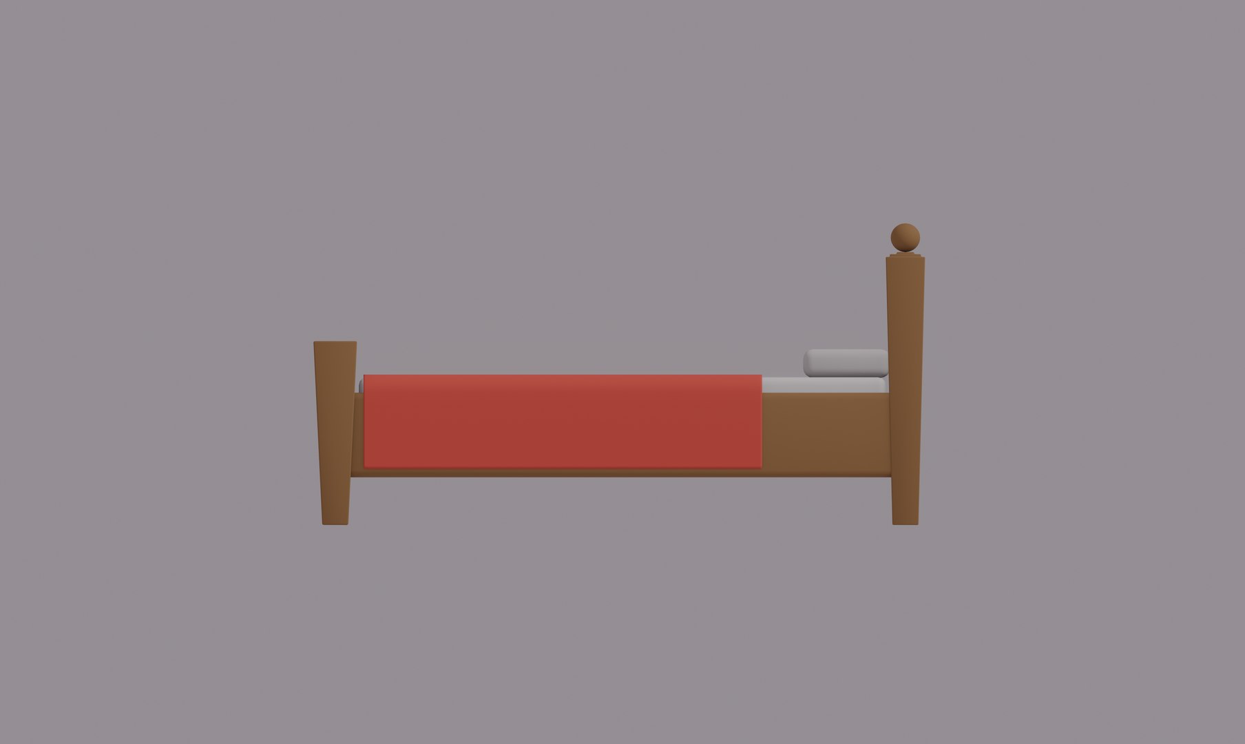 3D Toon Bed - TurboSquid 2045306