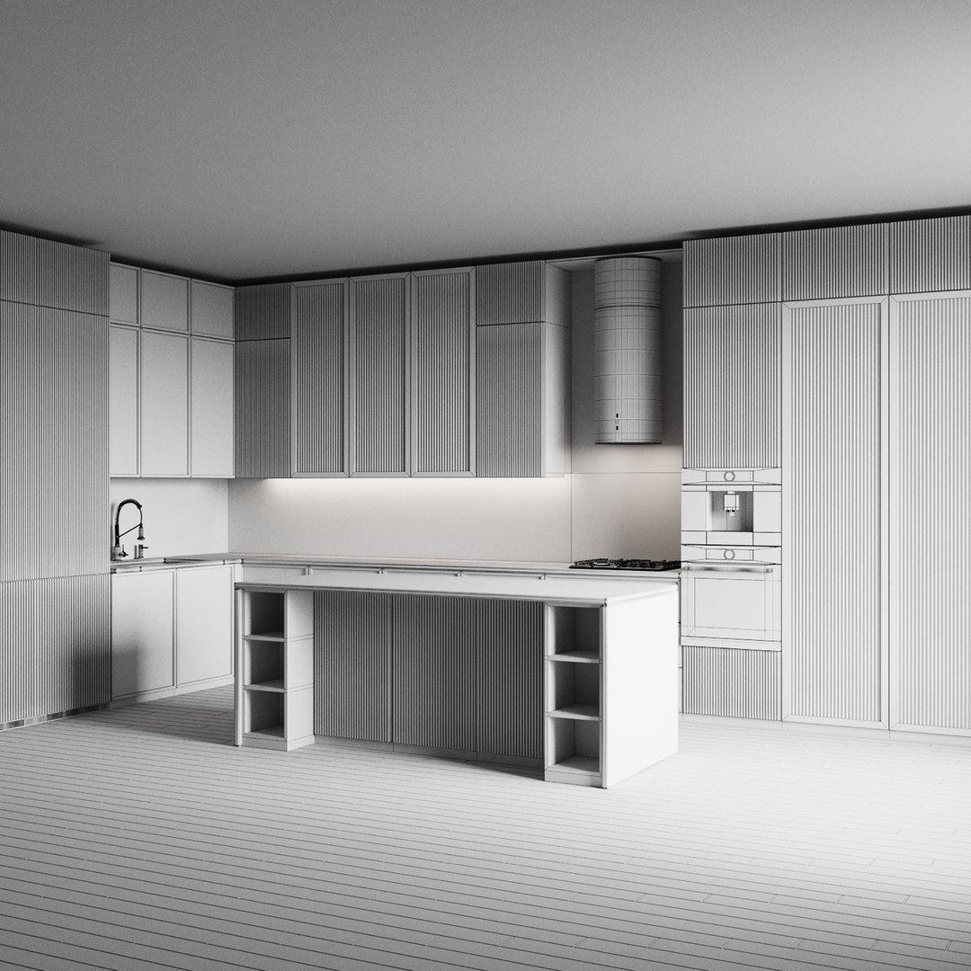 Kitchen 059 3D Model - TurboSquid 2014875