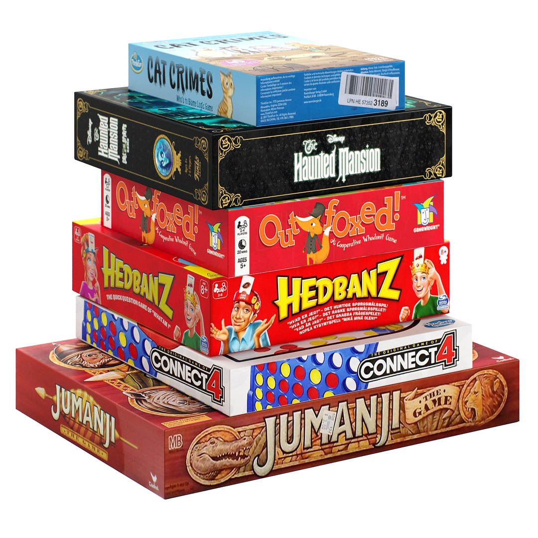 Board Games Pack 5 Model - TurboSquid 1983917