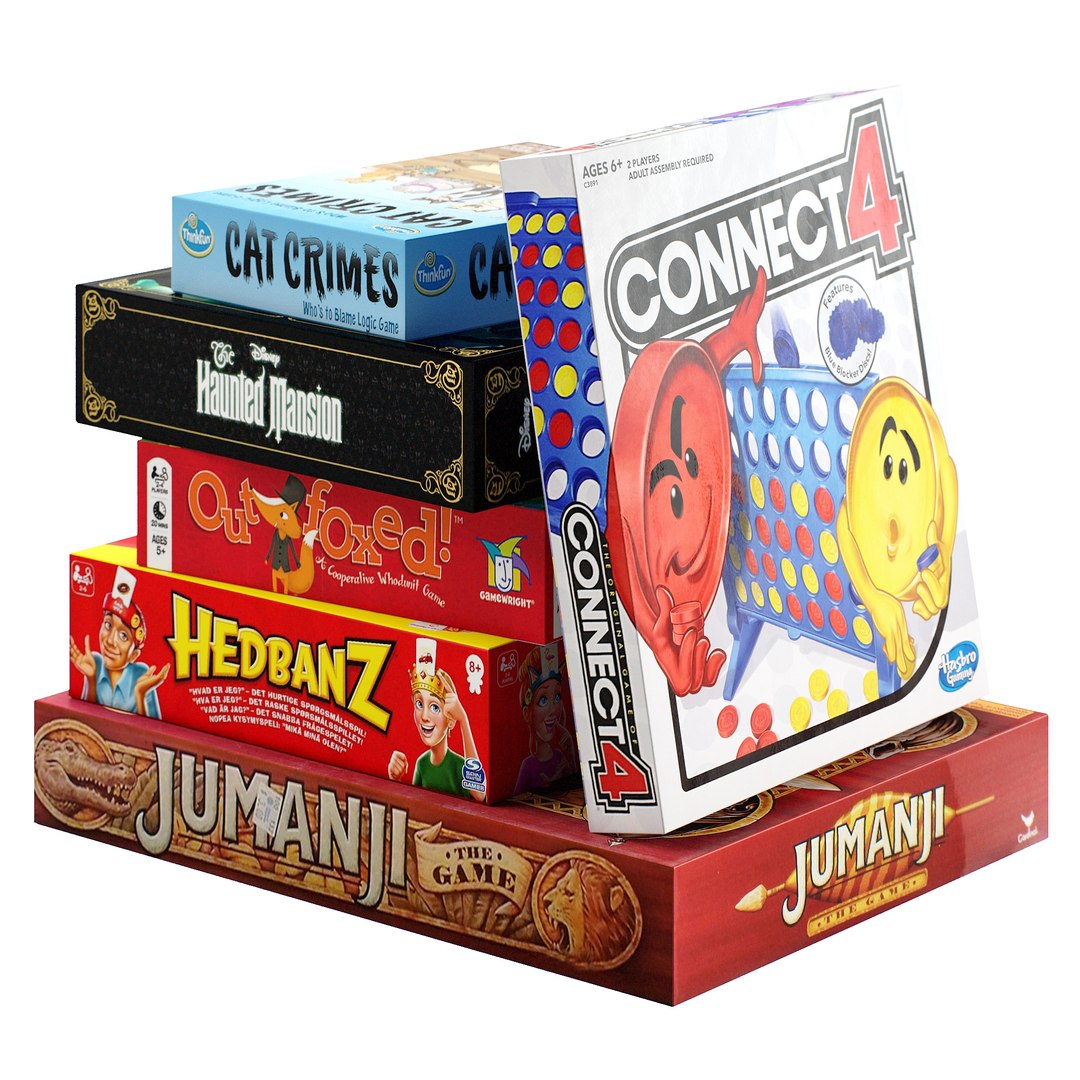 Board Games Pack 5 Model - TurboSquid 1983917