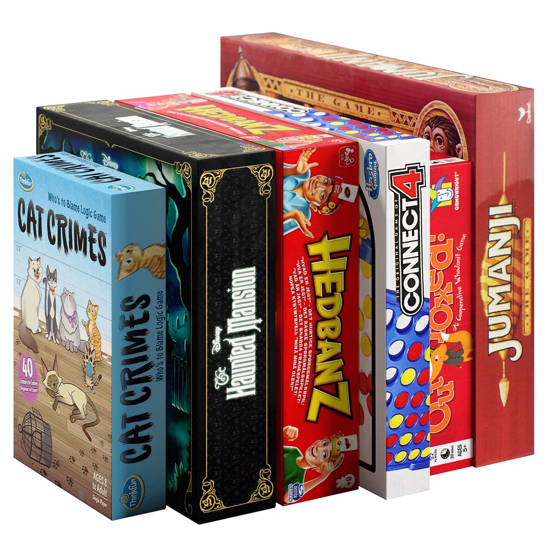 Board Games Pack 5 Model - TurboSquid 1983917