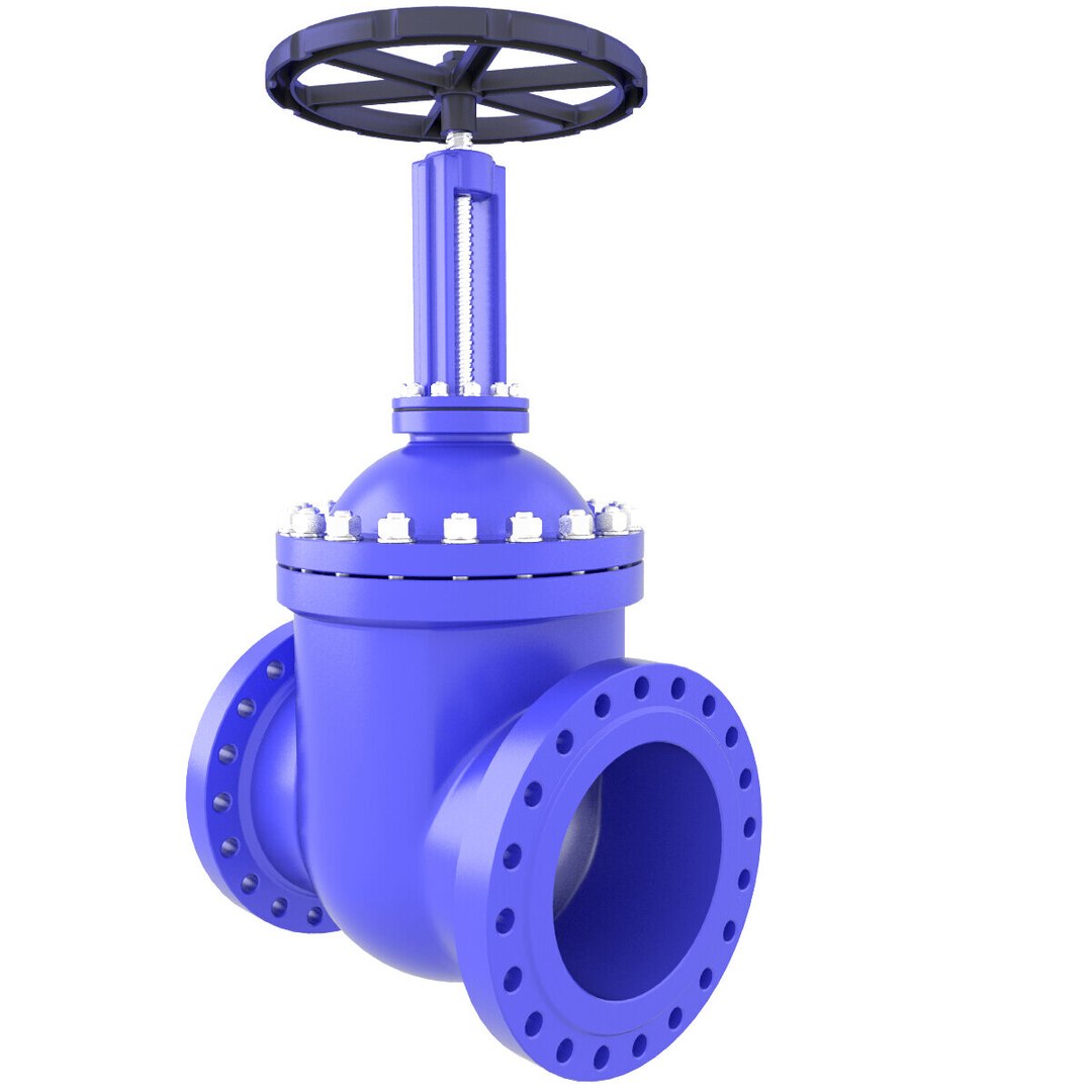 Big Large Gate Valve 46 3D Model - TurboSquid 2308111