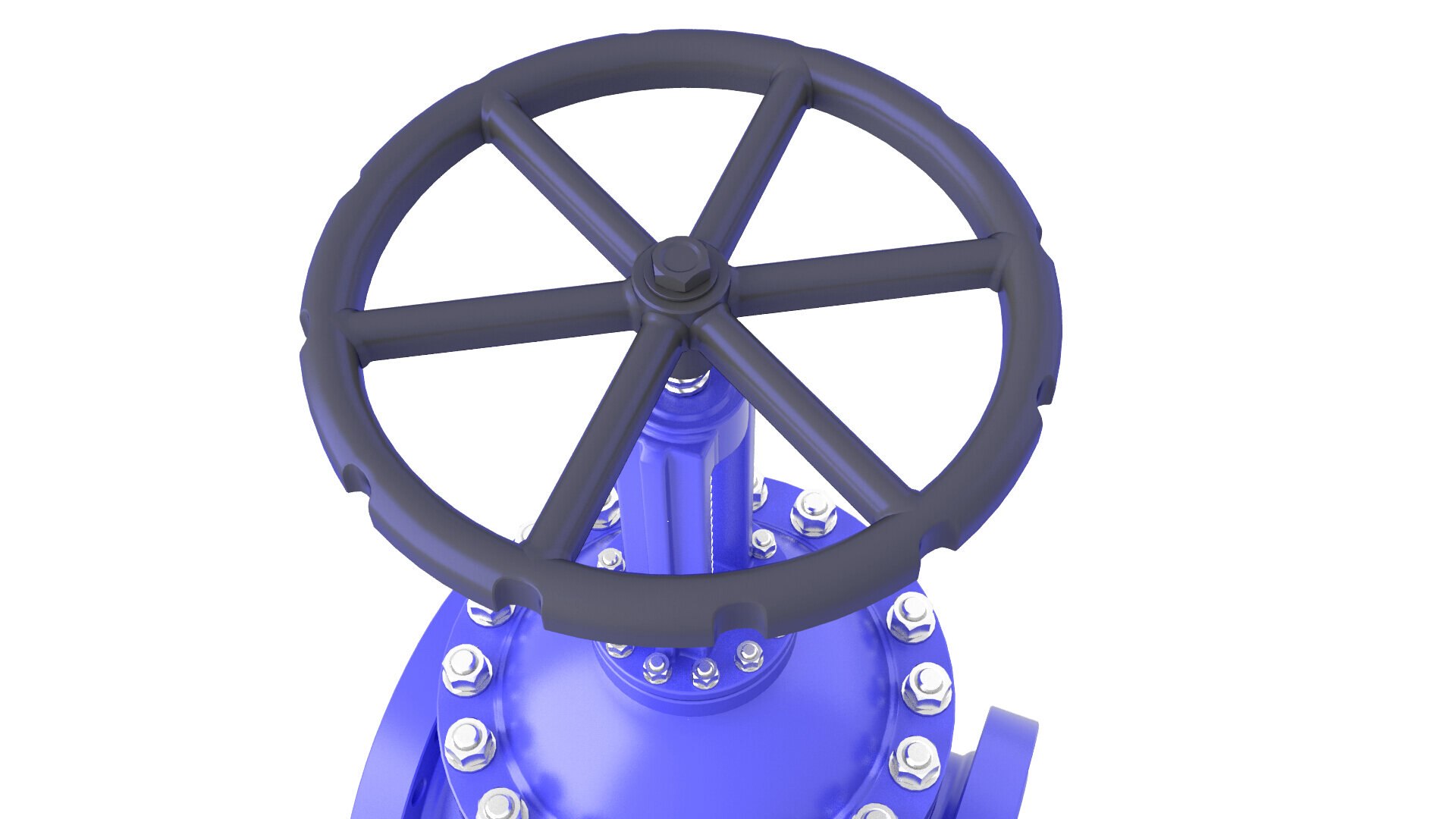 Big Large Gate Valve 46 3D Model - TurboSquid 2308111