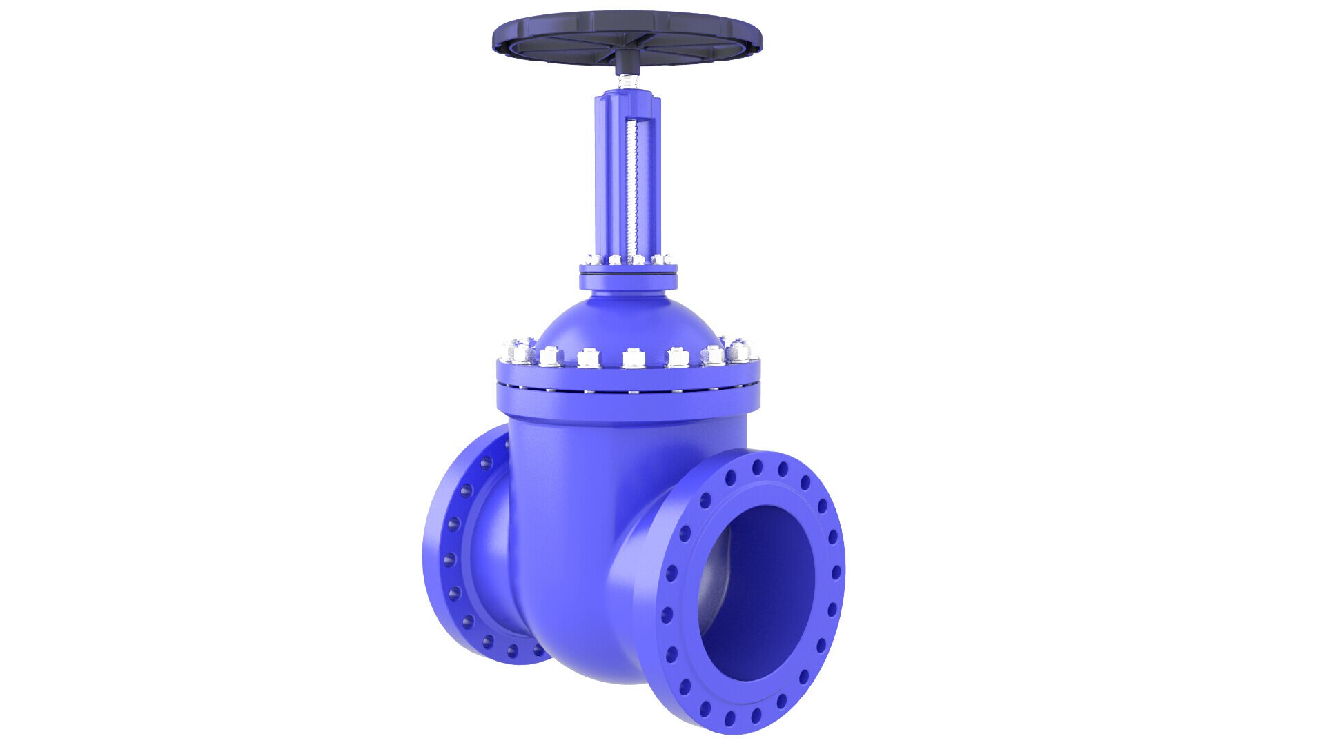 Big Large Gate Valve 46 3D Model - TurboSquid 2308111