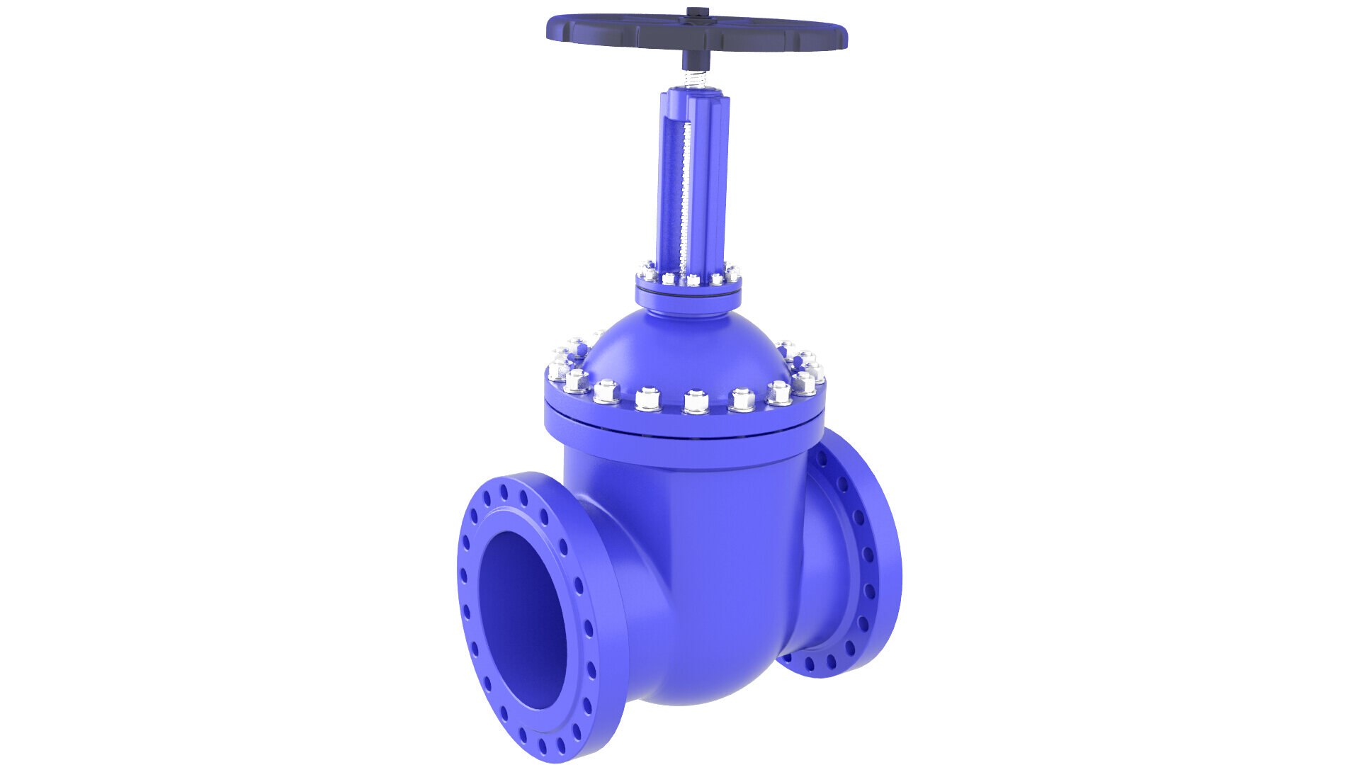 Big Large Gate Valve 46 3D Model - TurboSquid 2308111
