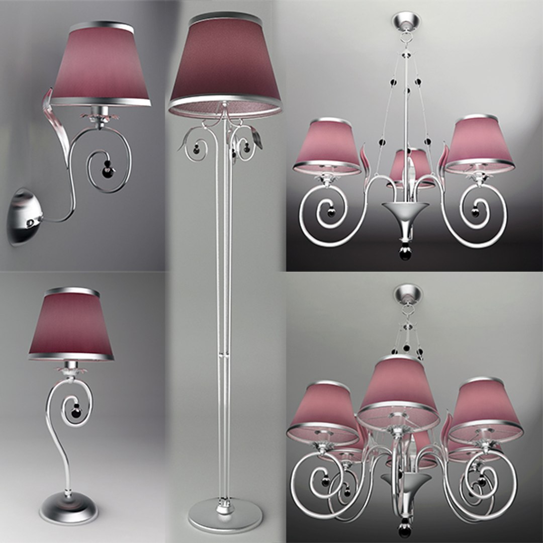 3d model lamp light