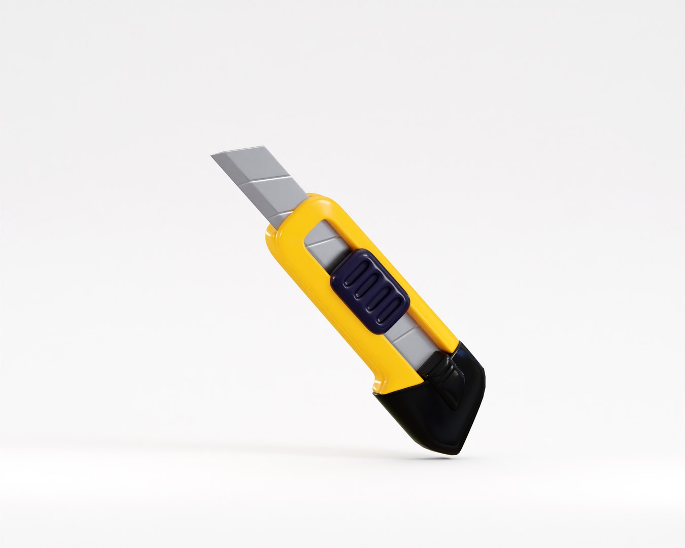 3D Slide Lock Paper Cutter Knife - TurboSquid 2468852
