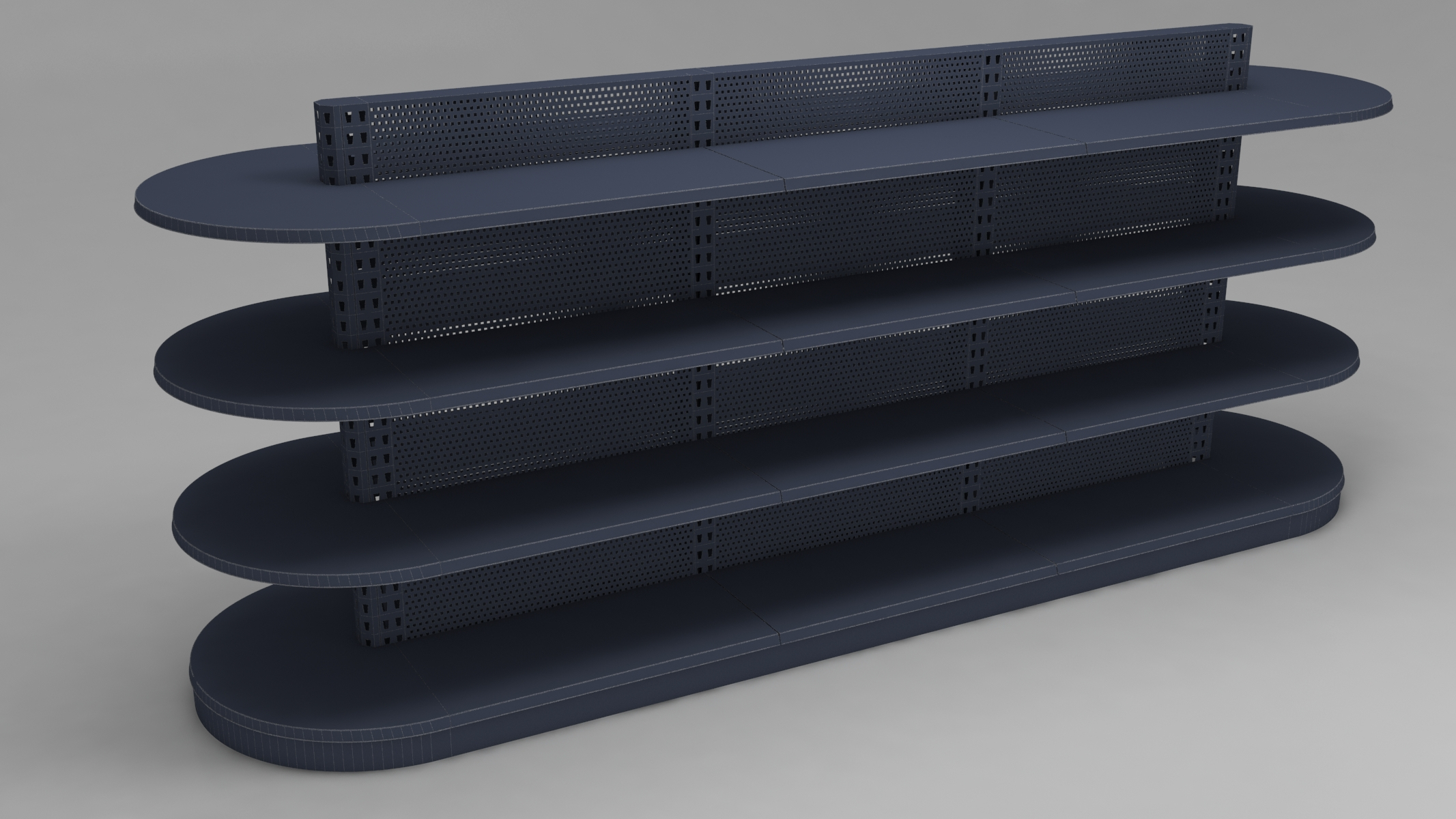 3D model shelves markets - TurboSquid 1542716