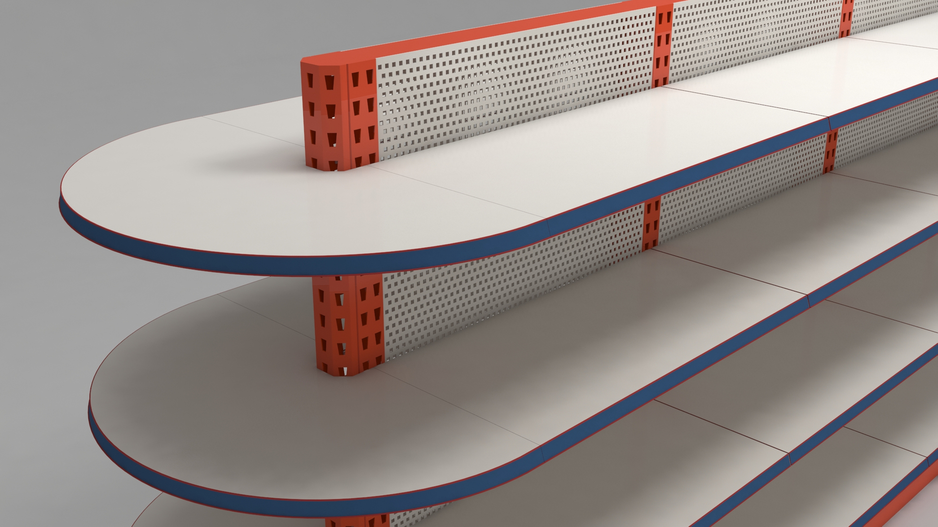 3D model shelves markets - TurboSquid 1542716