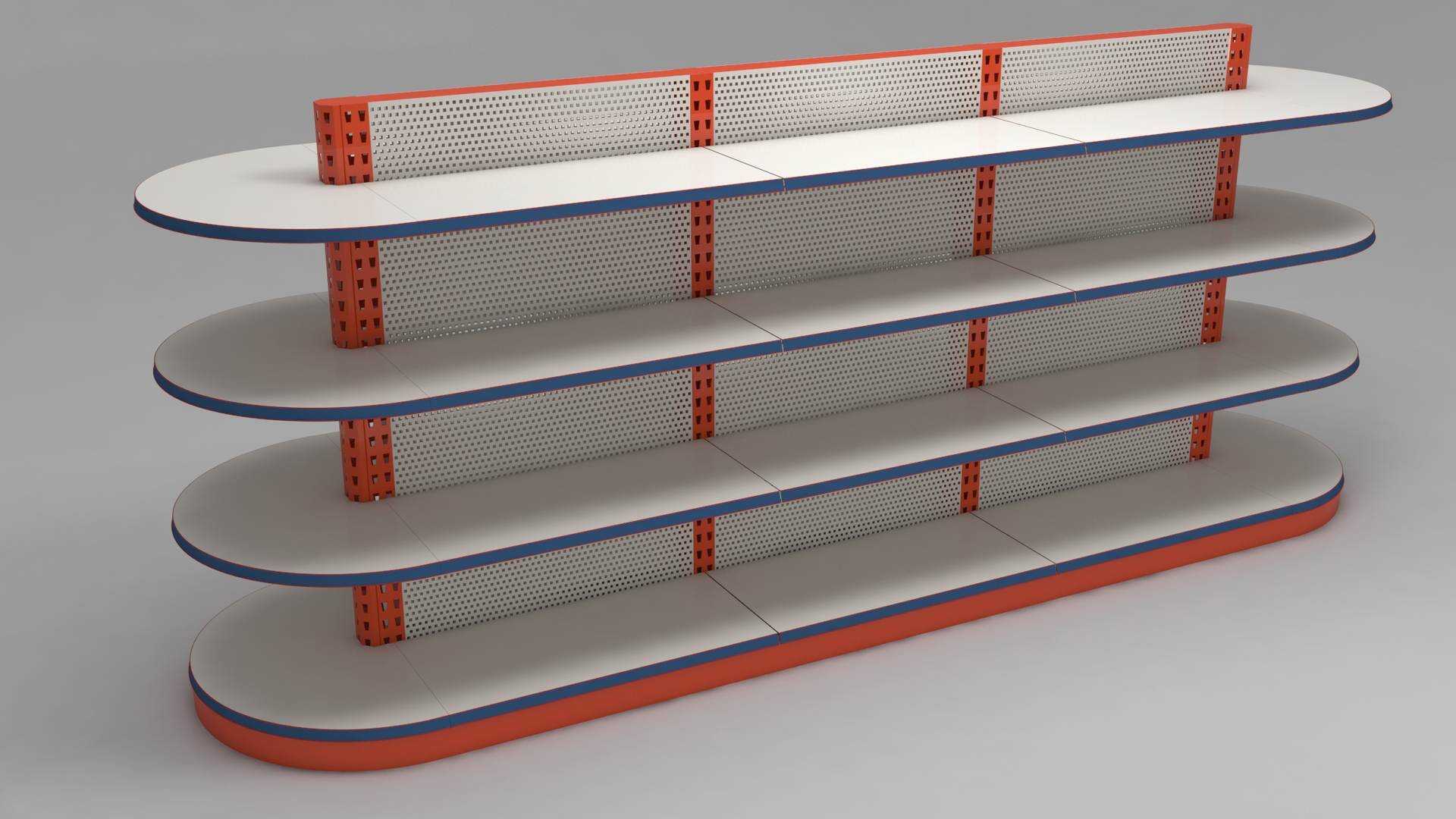 3D model shelves markets - TurboSquid 1542716
