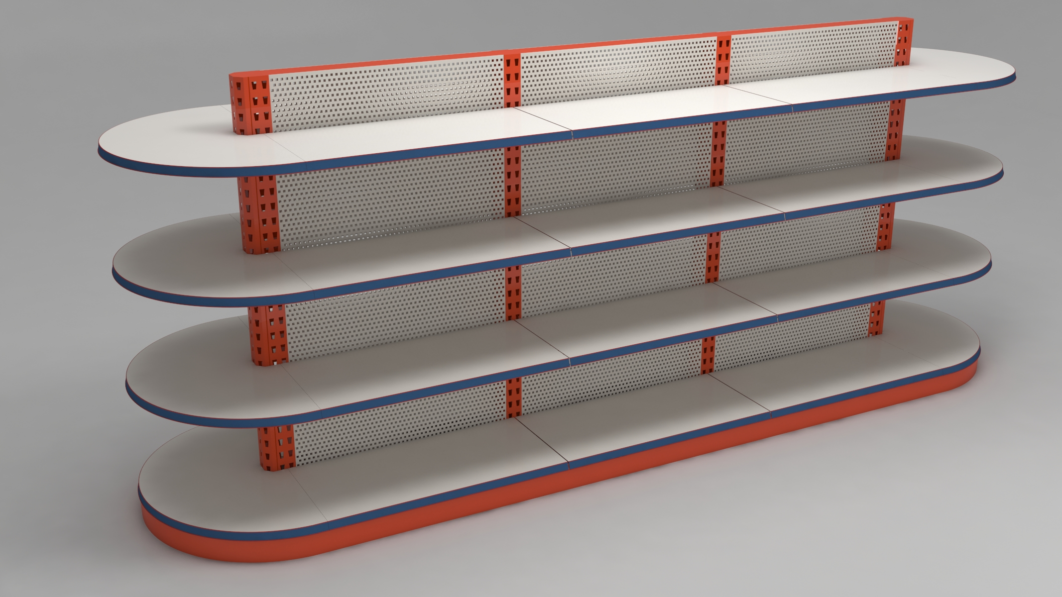 3D model shelves markets - TurboSquid 1542716