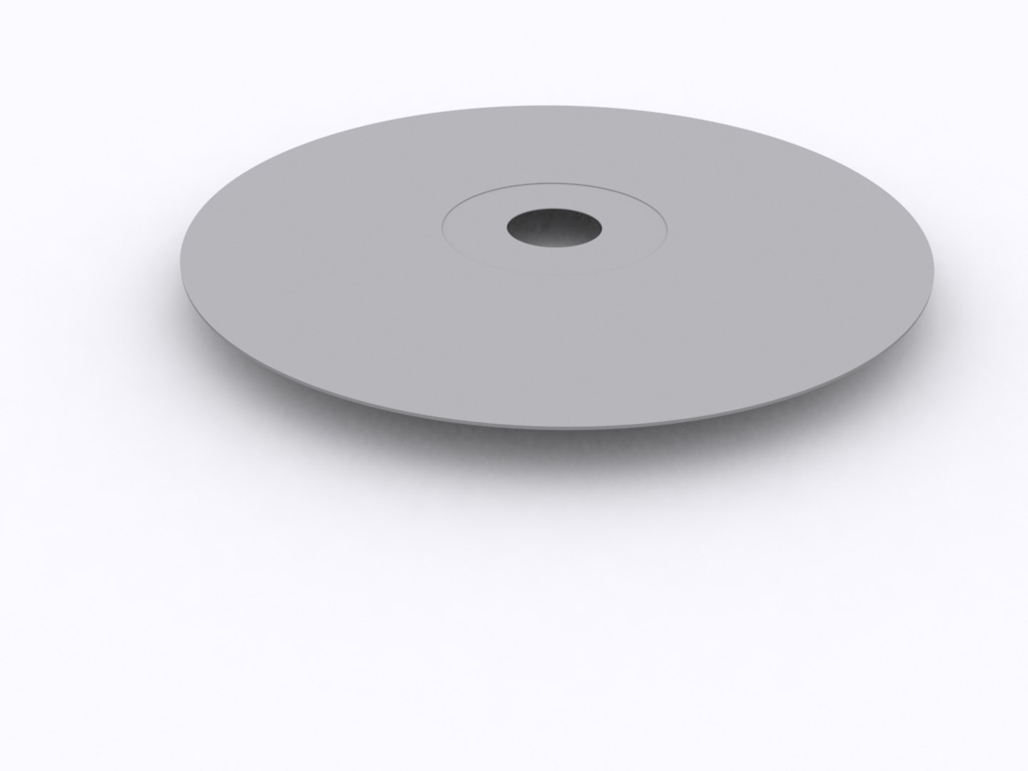 Compact Disc Cd Case 3d Obj