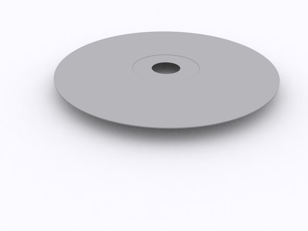 compact disc cd case 3d obj