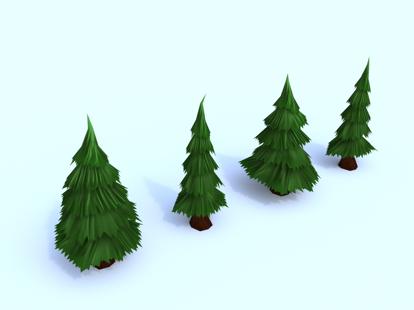 3D Trees Mobile Games - TurboSquid 1159127