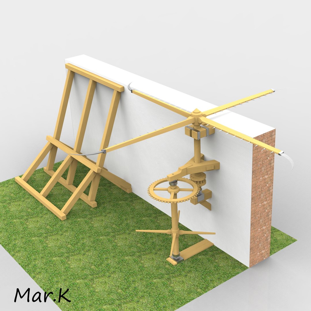 Machine Defense Walls C4d