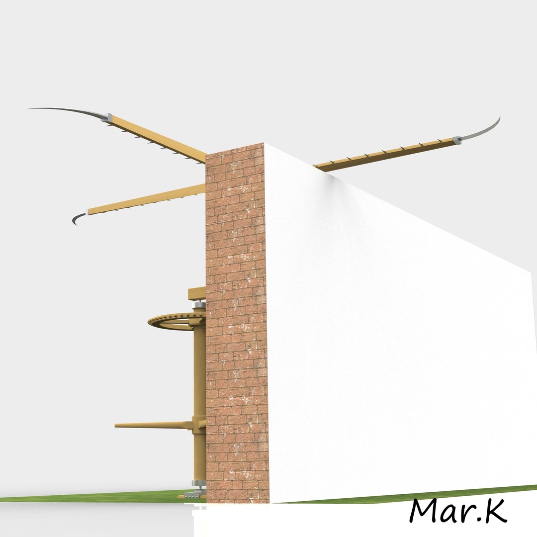 Machine Defense Walls C4d