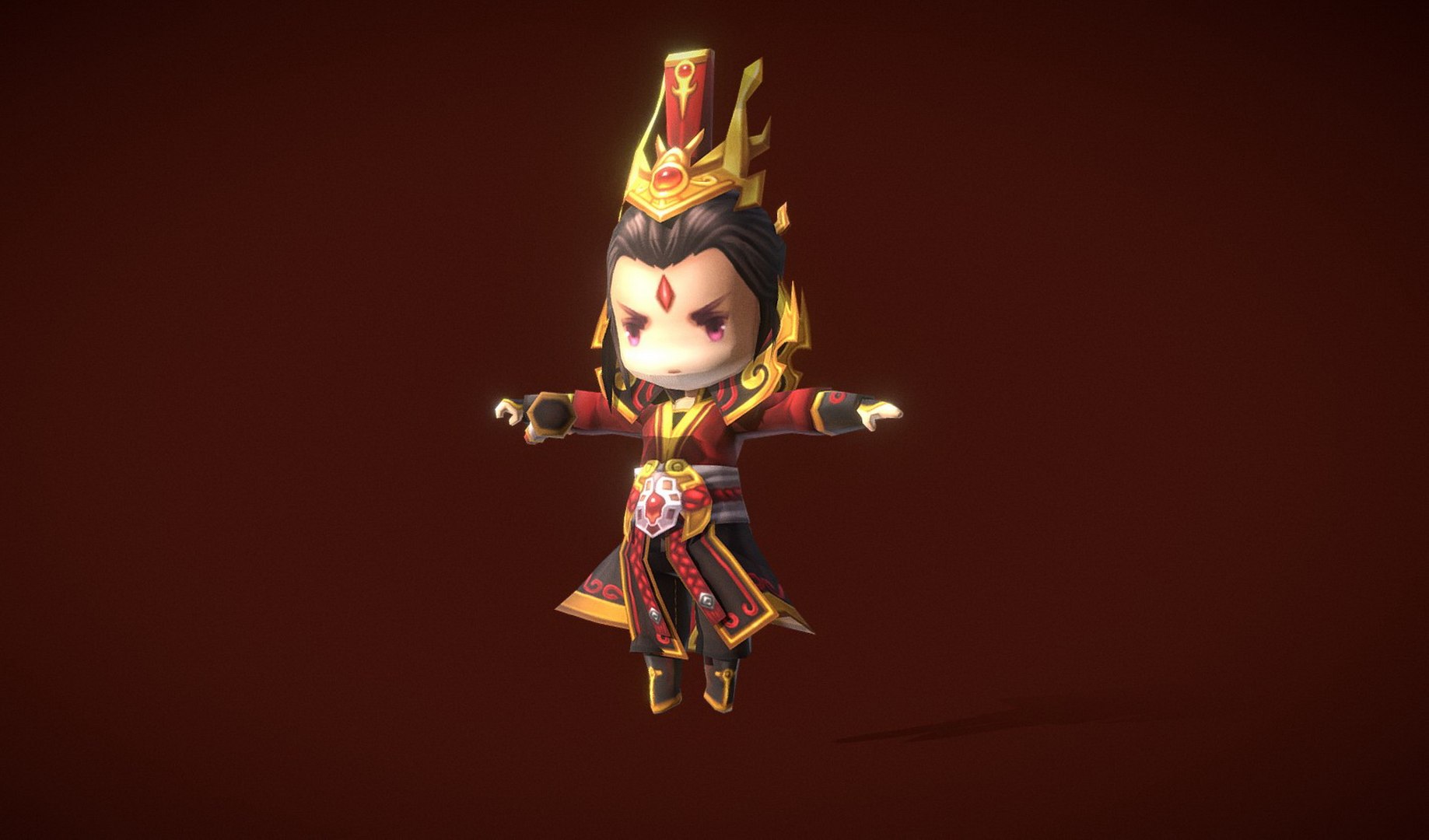 3D Three Kingdoms - Zhou Yu - TurboSquid 2015585