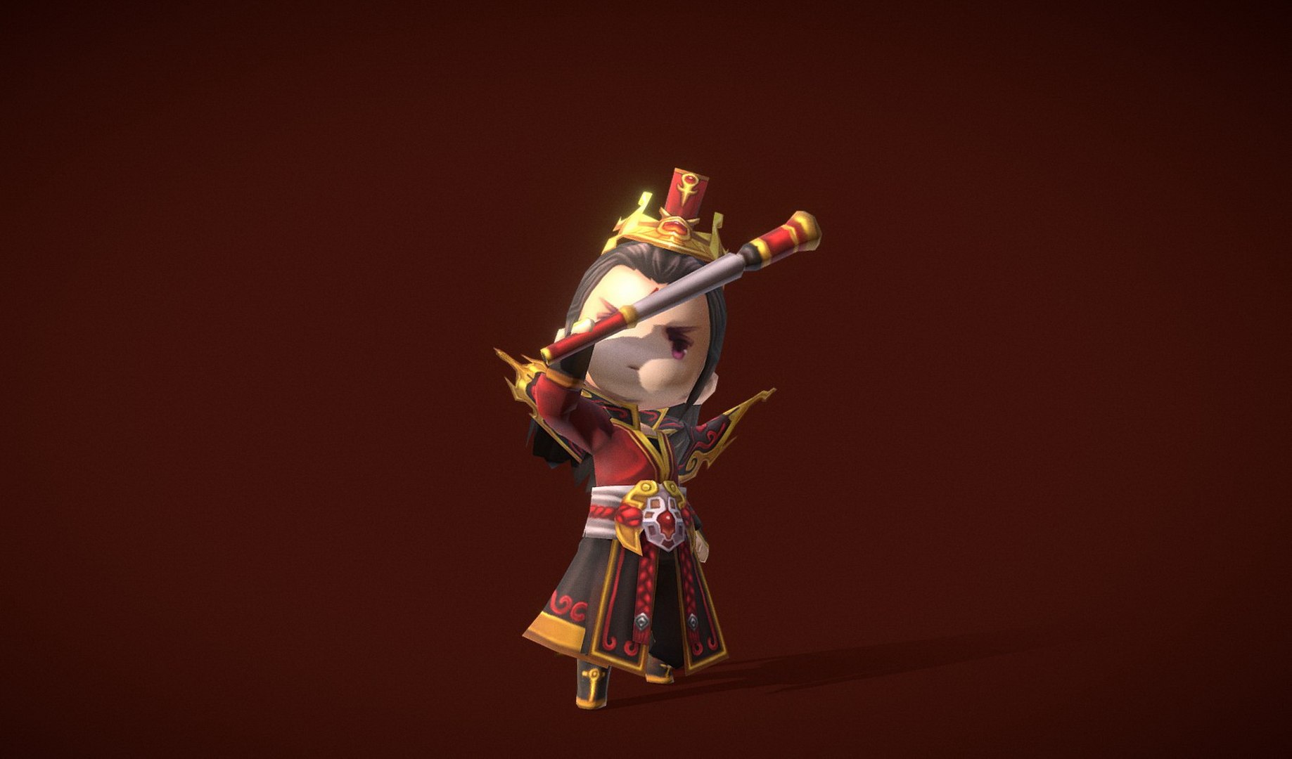 3D Three Kingdoms - Zhou Yu - TurboSquid 2015585