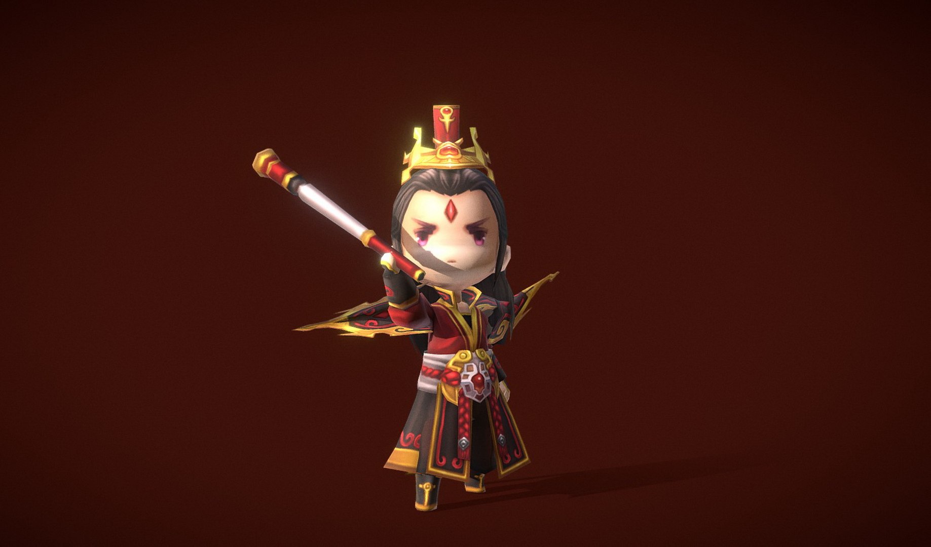 3D Three Kingdoms - Zhou Yu - TurboSquid 2015585