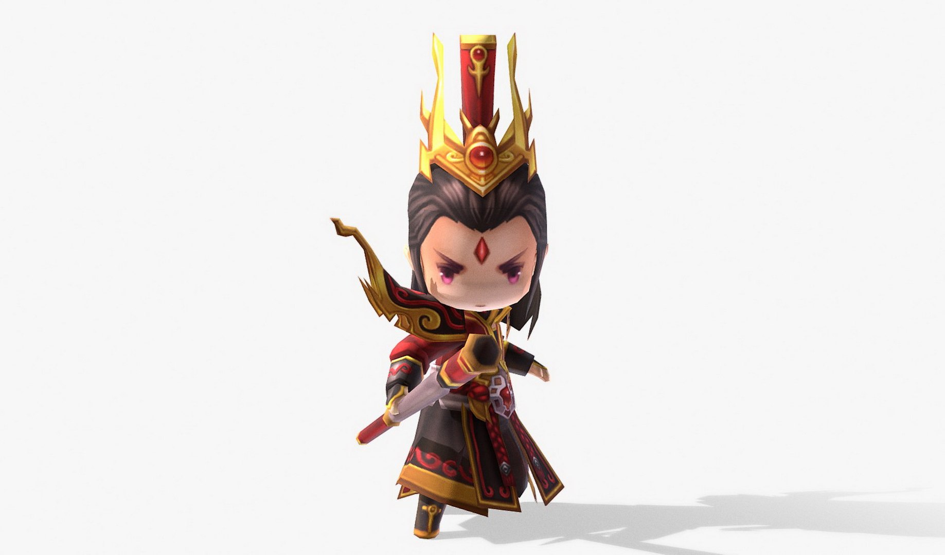 3D Three Kingdoms - Zhou Yu - TurboSquid 2015585
