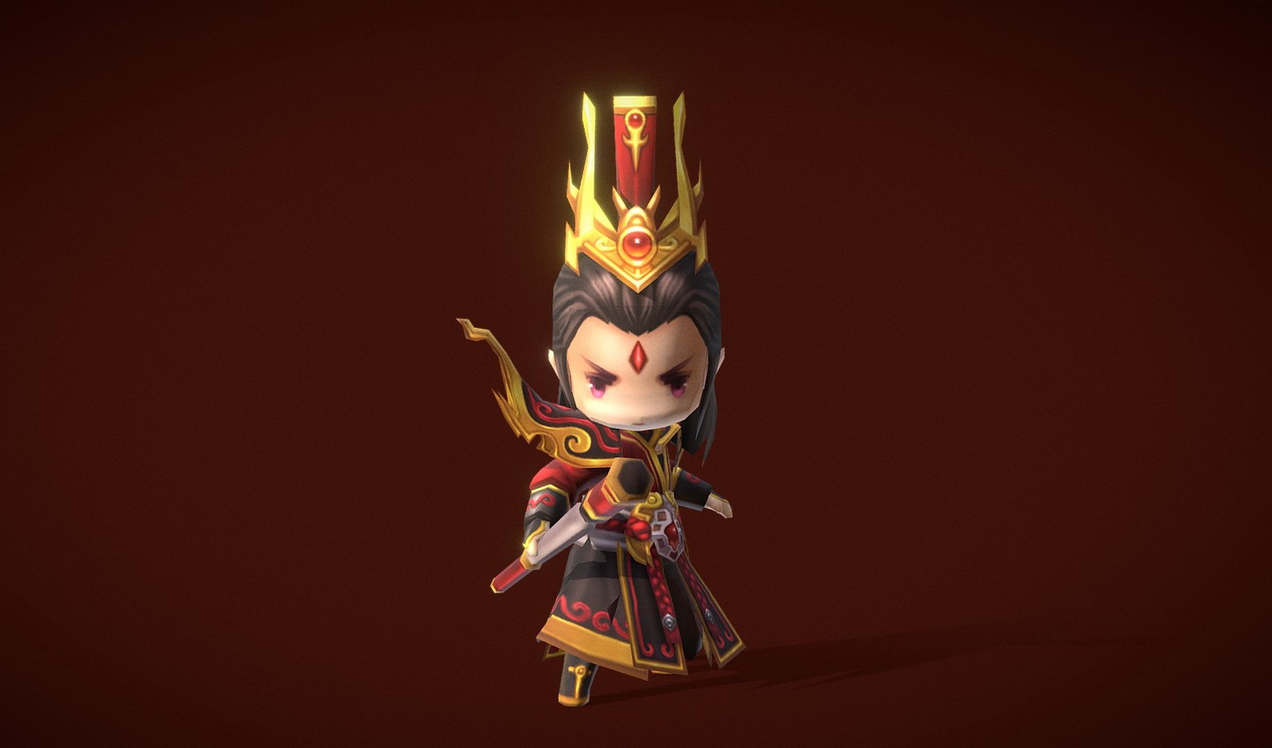 3D Three Kingdoms - Zhou Yu - TurboSquid 2015585