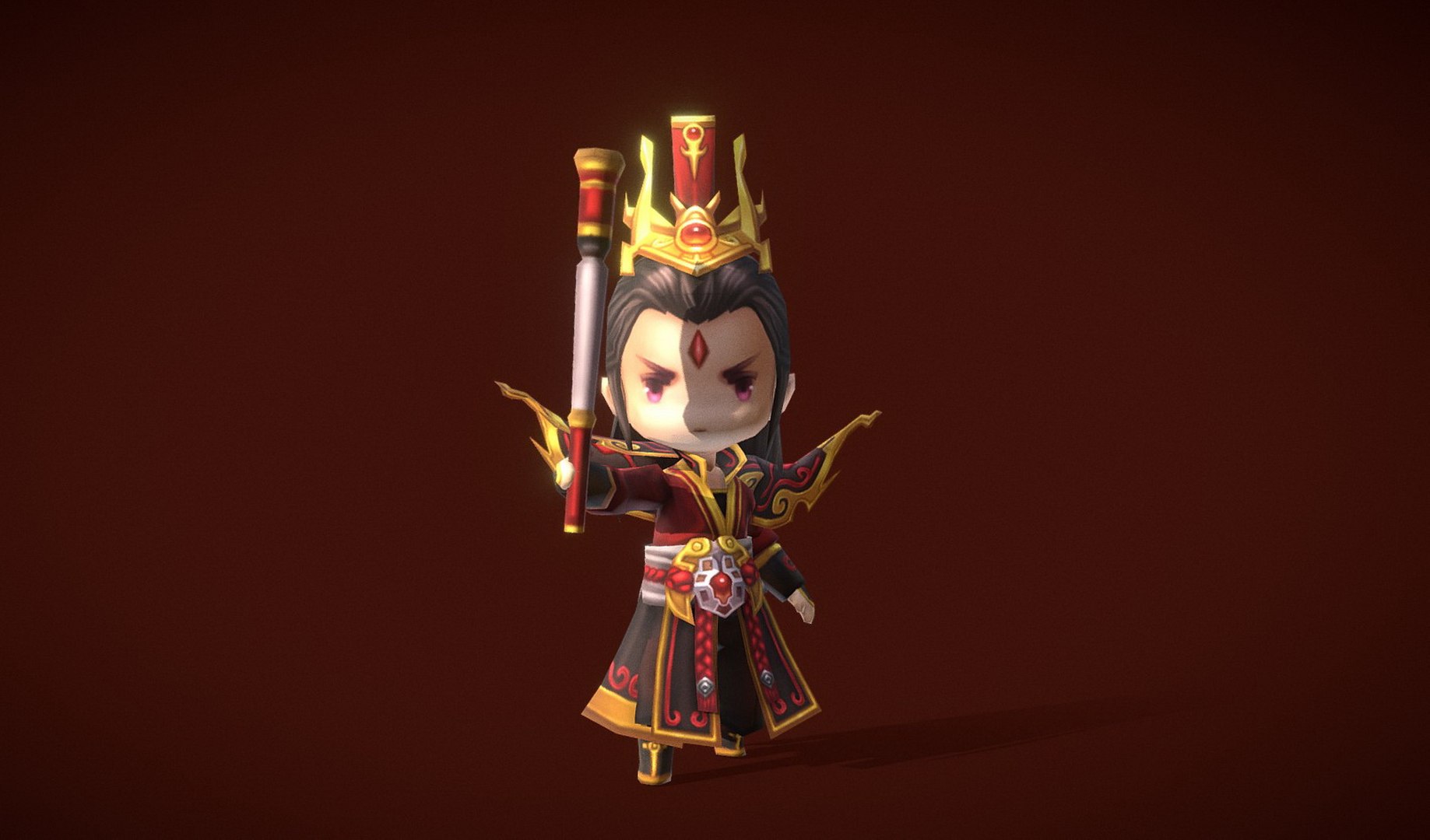 3D Three Kingdoms - Zhou Yu - TurboSquid 2015585