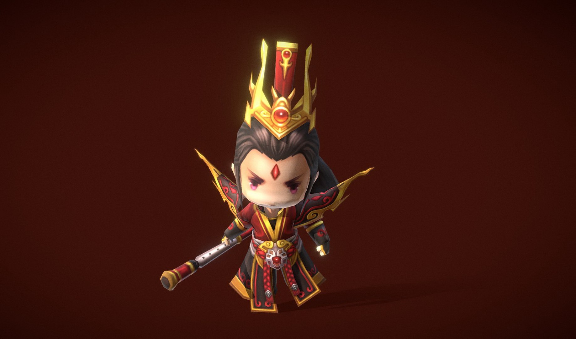 3D Three Kingdoms - Zhou Yu - TurboSquid 2015585