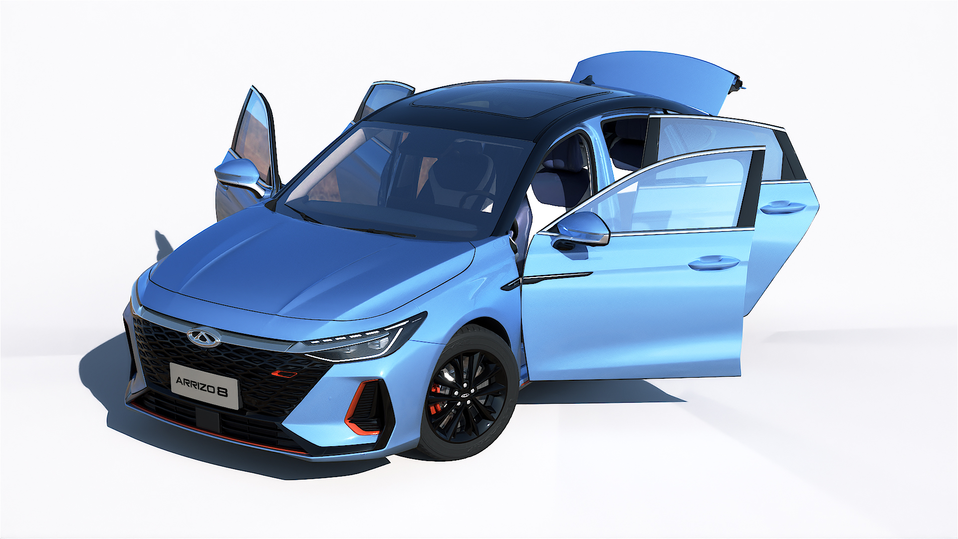 Chery Arrizo 8 2023 3D Model - TurboSquid 2079469