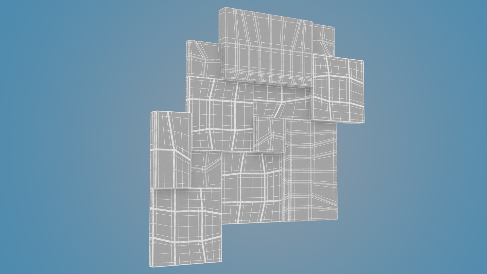 3d Model Mini Opus Wall