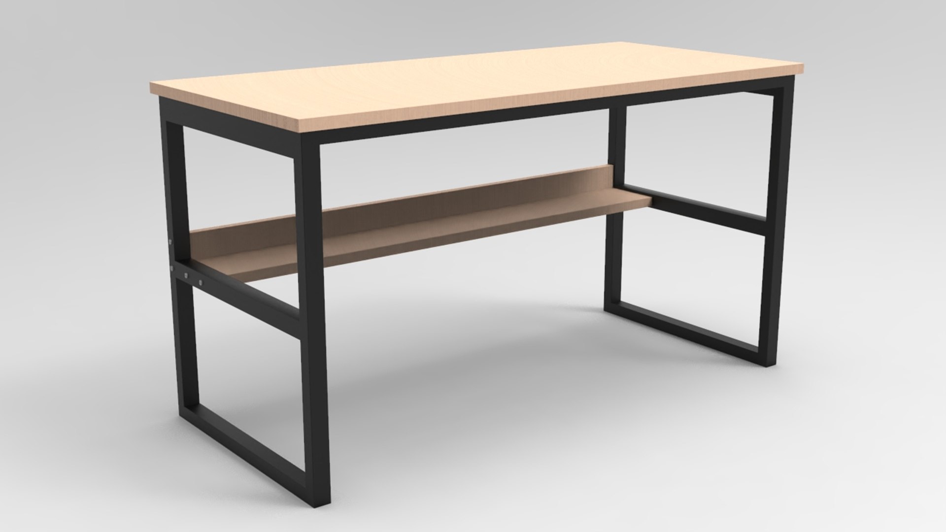 Computer Table 3D - TurboSquid 1656202