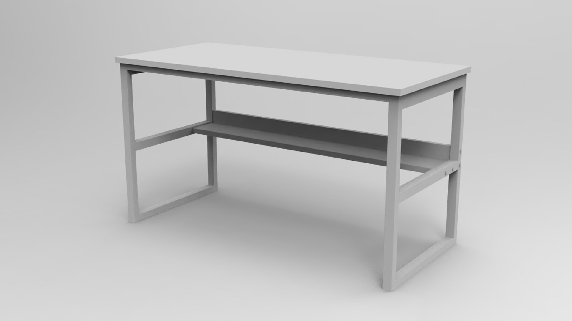 Computer Table 3D - TurboSquid 1656202