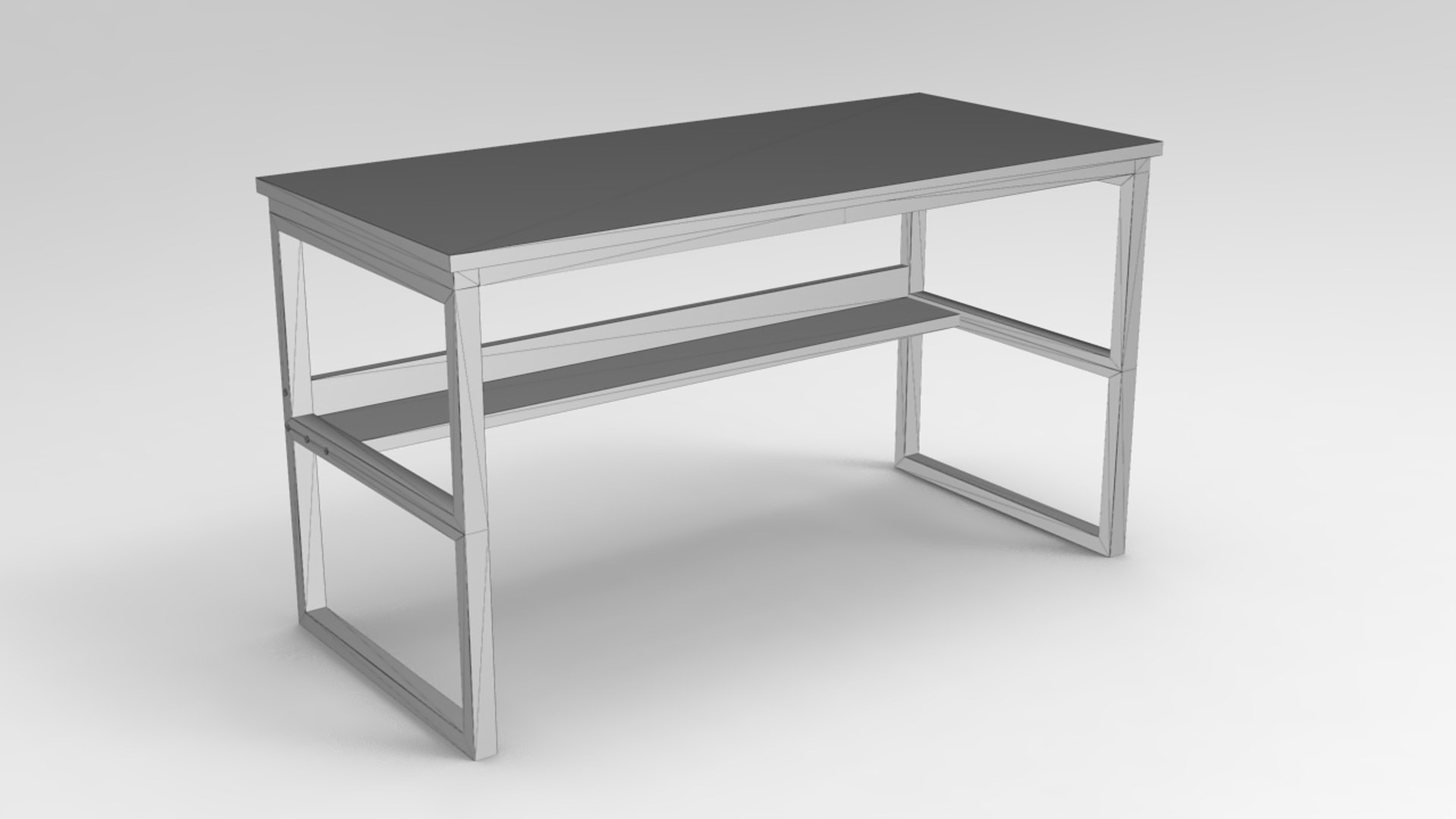 Computer Table 3D - TurboSquid 1656202