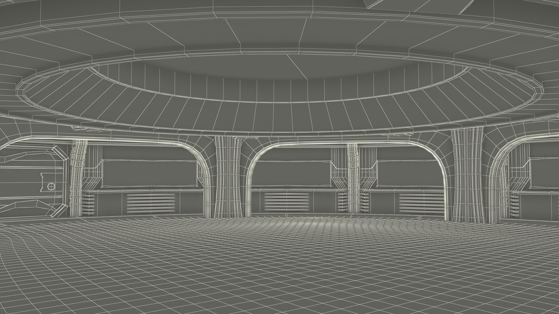 3D Empty Sci Fi Laboratory - TurboSquid 2318818