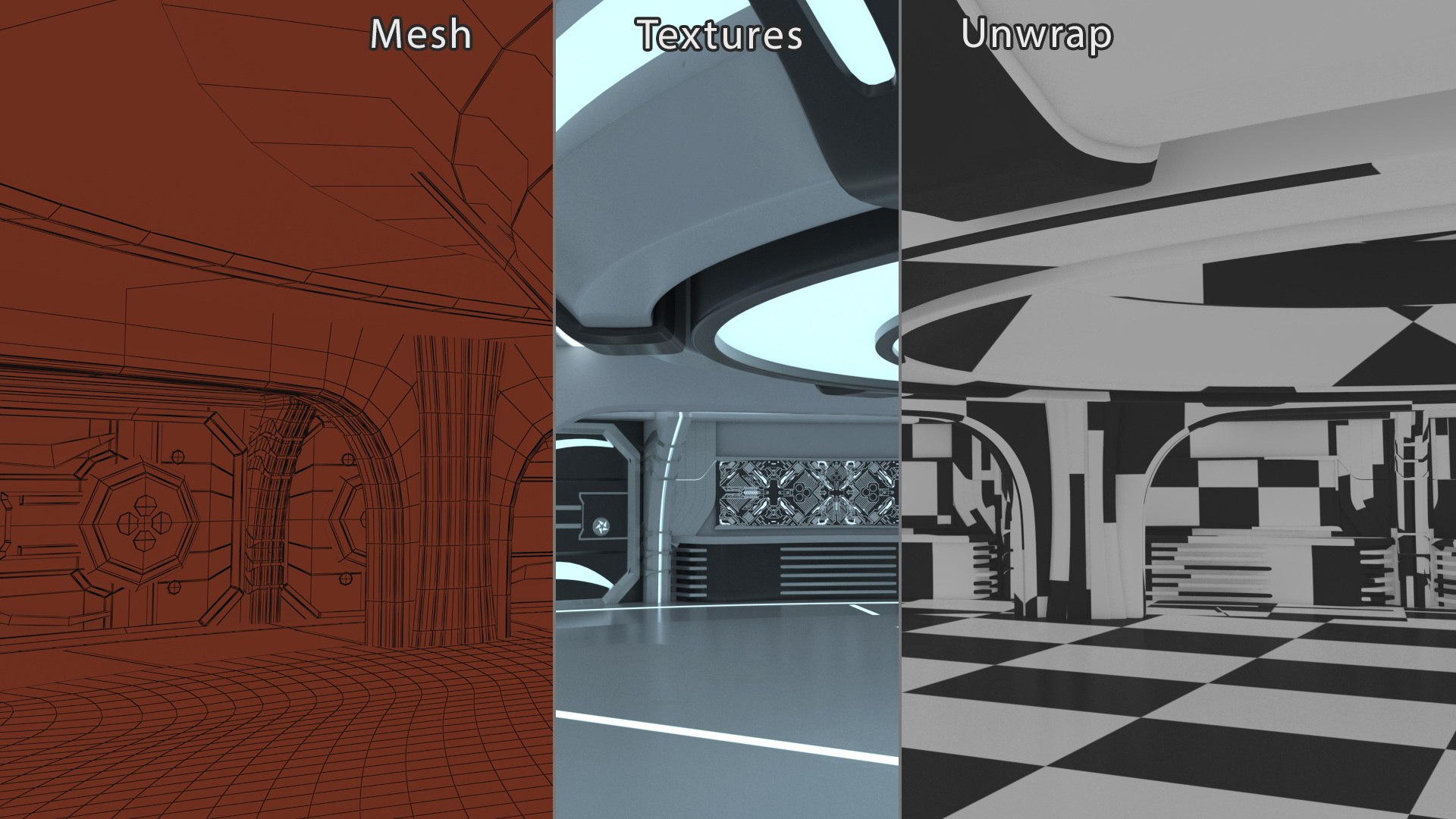 3D Empty Sci Fi Laboratory - TurboSquid 2318818