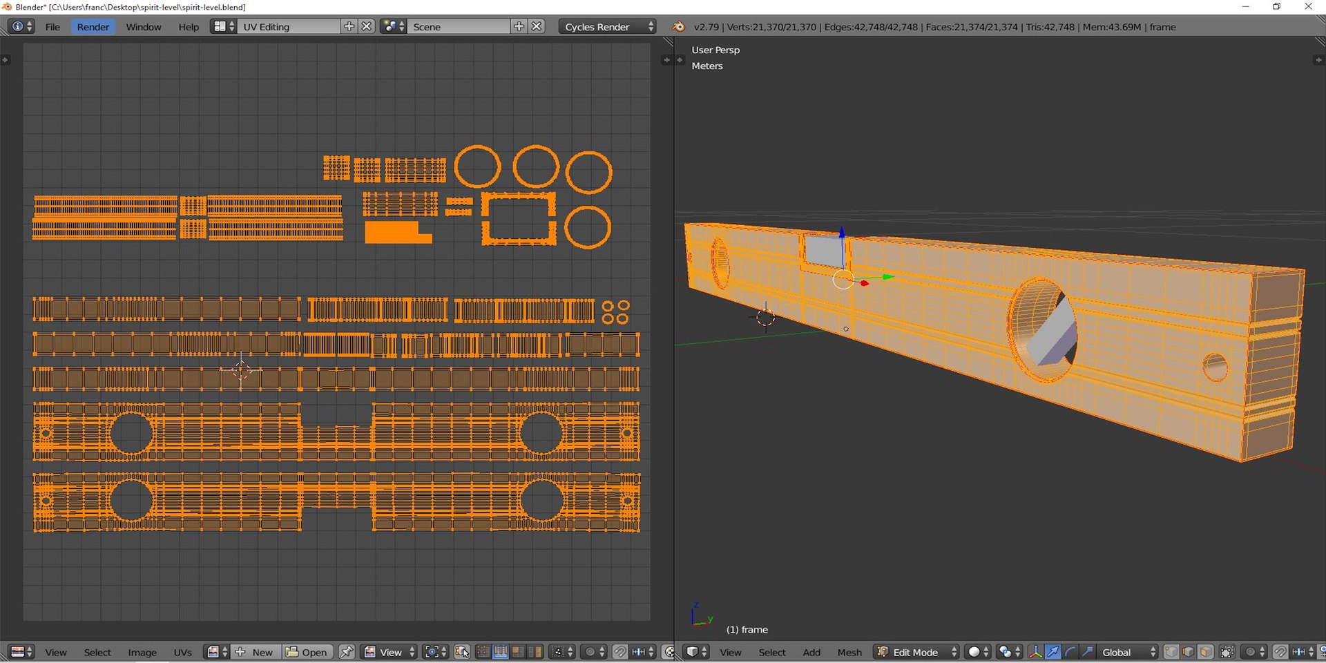 Spirit Level 3D Model - TurboSquid 1758928