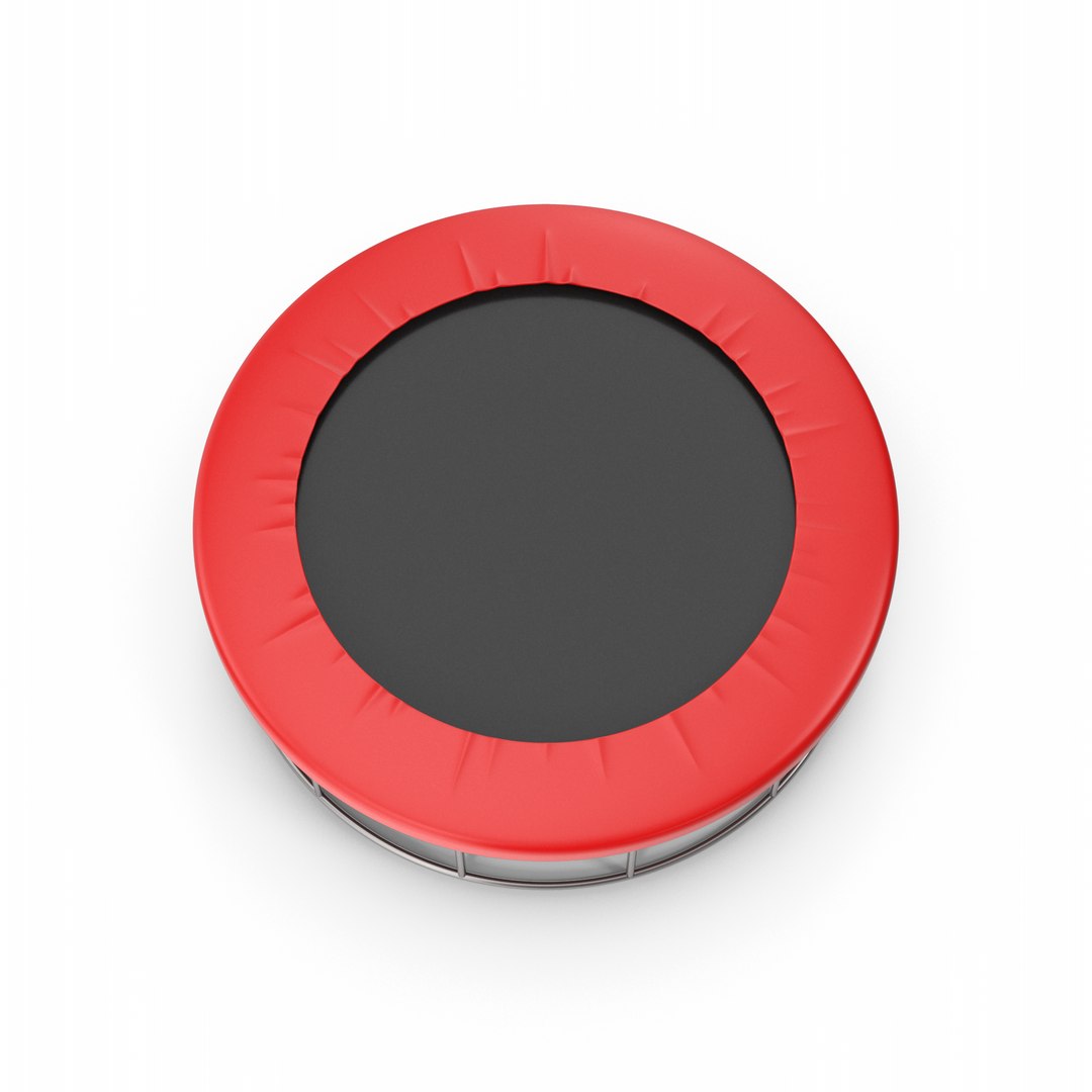 3D Red Trampoline - TurboSquid 2170953