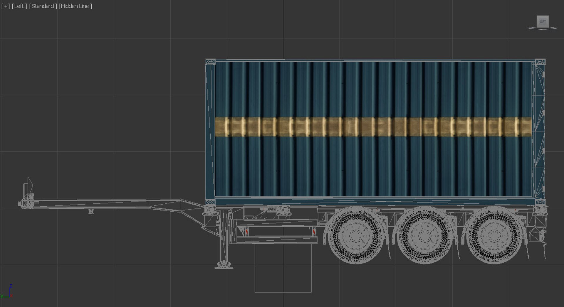 3D Container Semi Trailer Model - TurboSquid 1585260