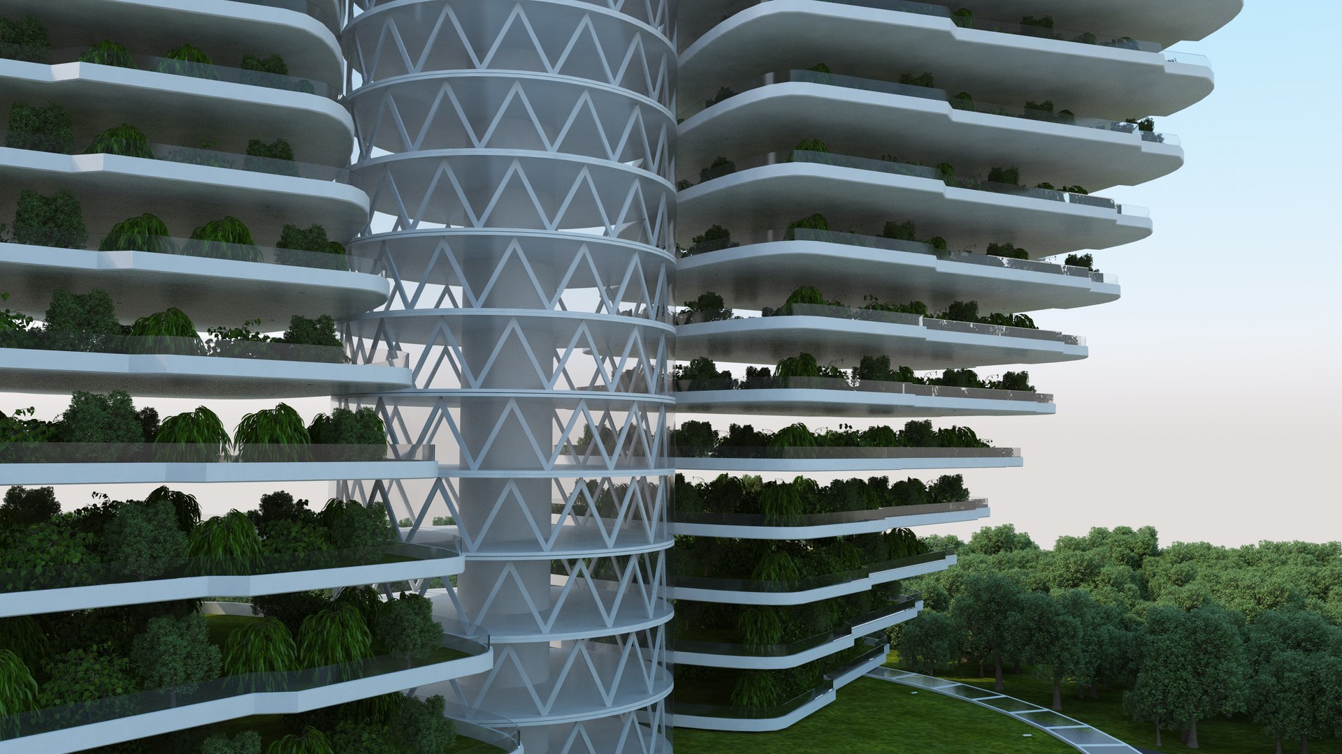 Hydroponics Vertical Farm Buildings 03 3D Model - TurboSquid 1885620