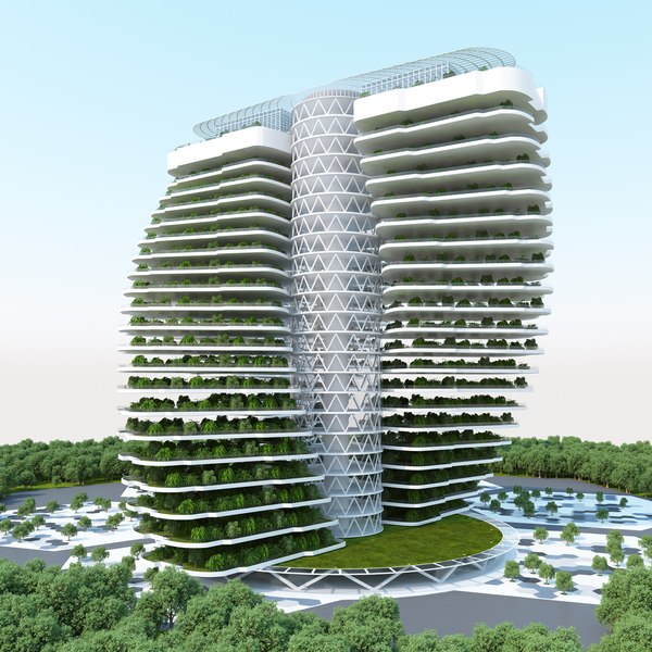 3D hydroponics vertical farm - TurboSquid 1361916