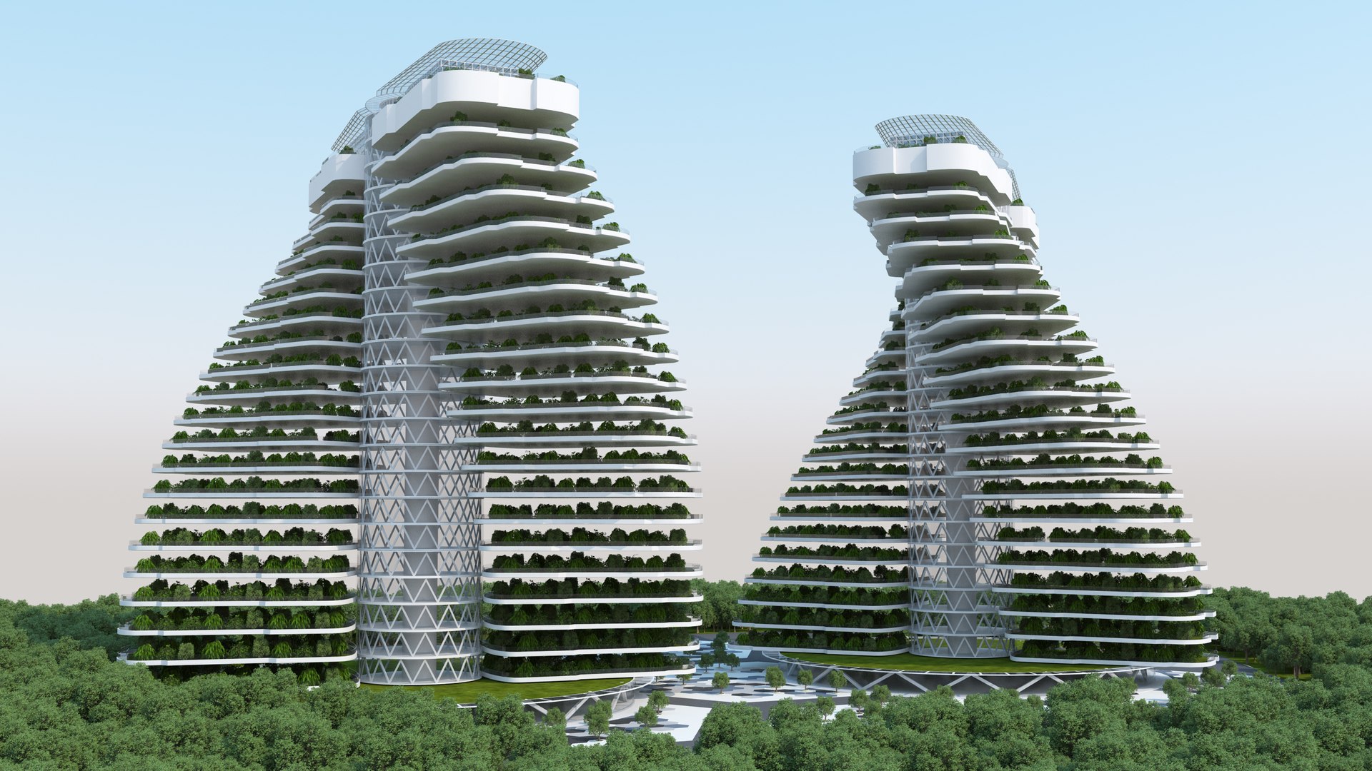 Hydroponics Vertical Farm Buildings 03 3D Model - TurboSquid 1885620