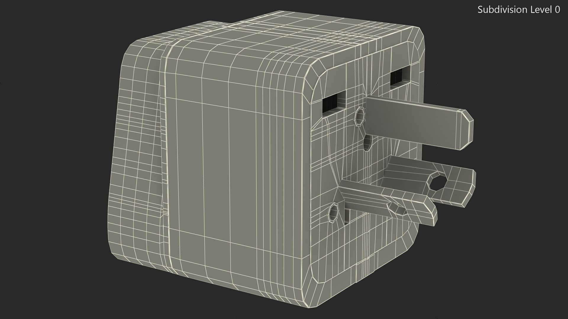 3D Electrical Plug Type I Adapter Black Model - TurboSquid 1838074