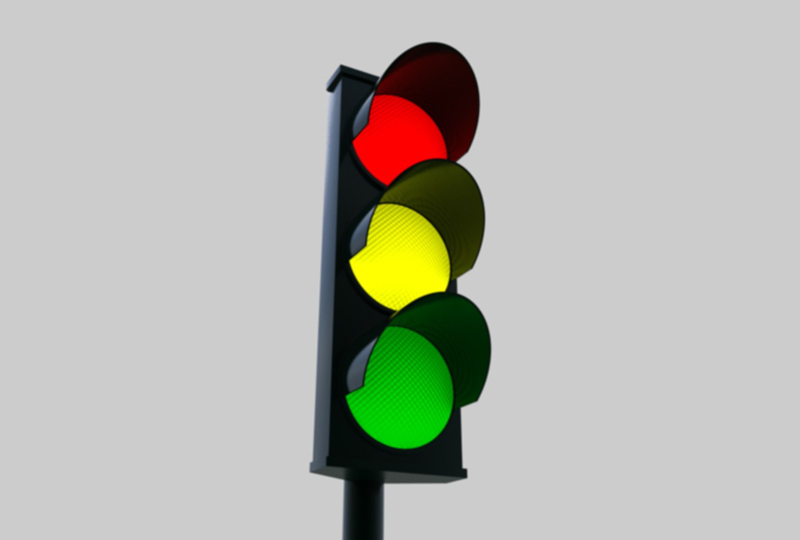 Traffic Stop Light Street 3d Model