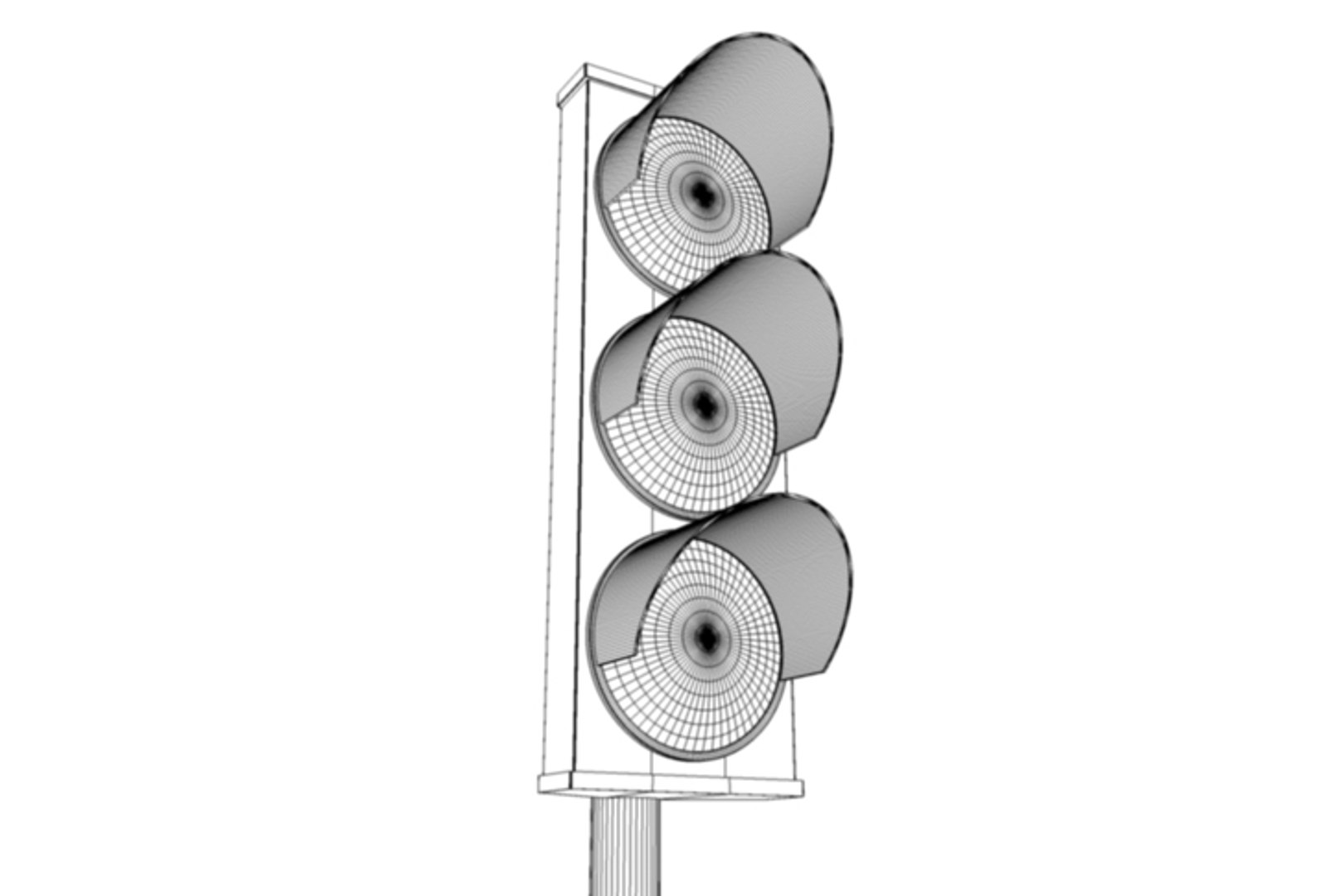 Traffic Stop Light Street 3d Model