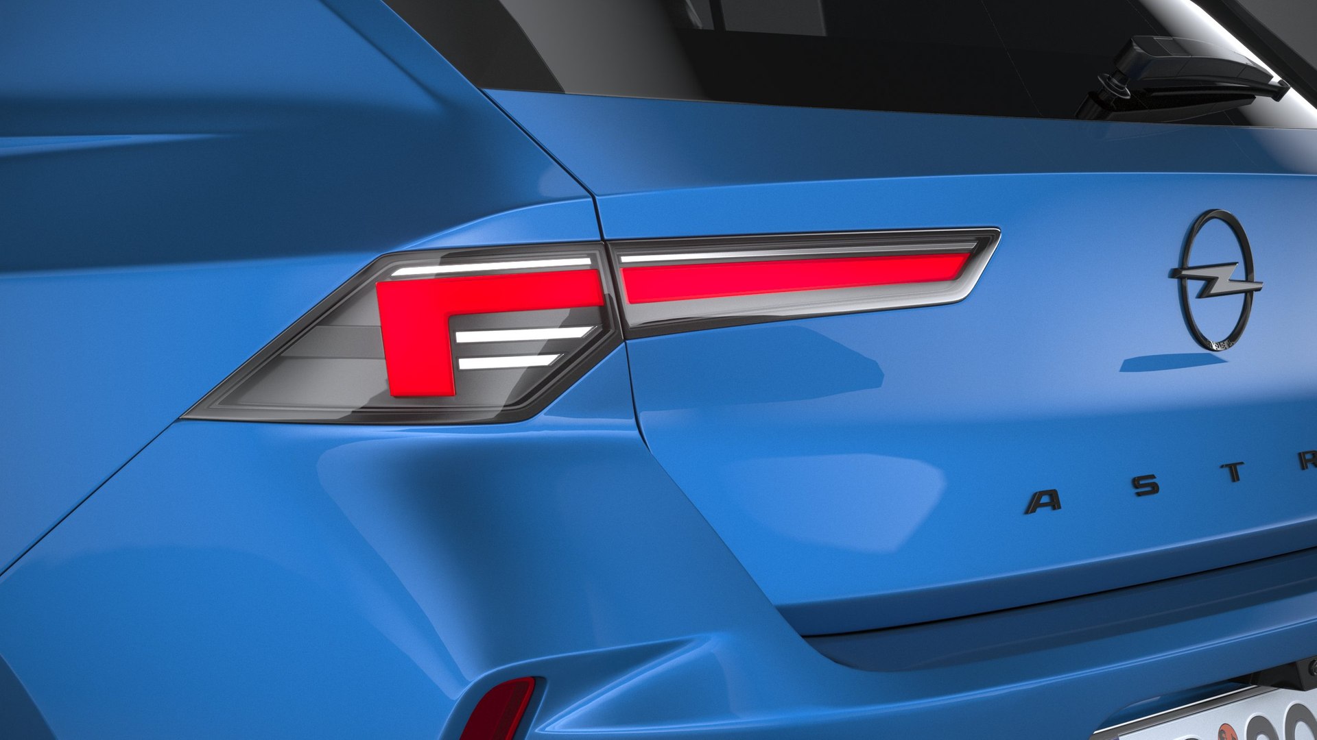 Opel Astra Electric 2023 3D model - TurboSquid 2098592