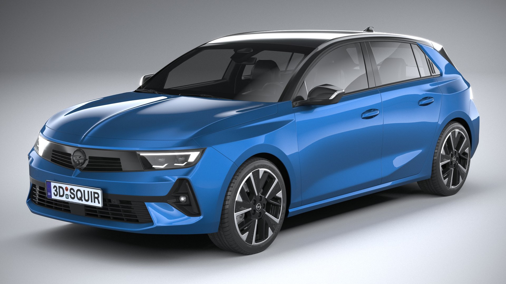 Opel Astra Electric 2023 3D Model - TurboSquid 2098592