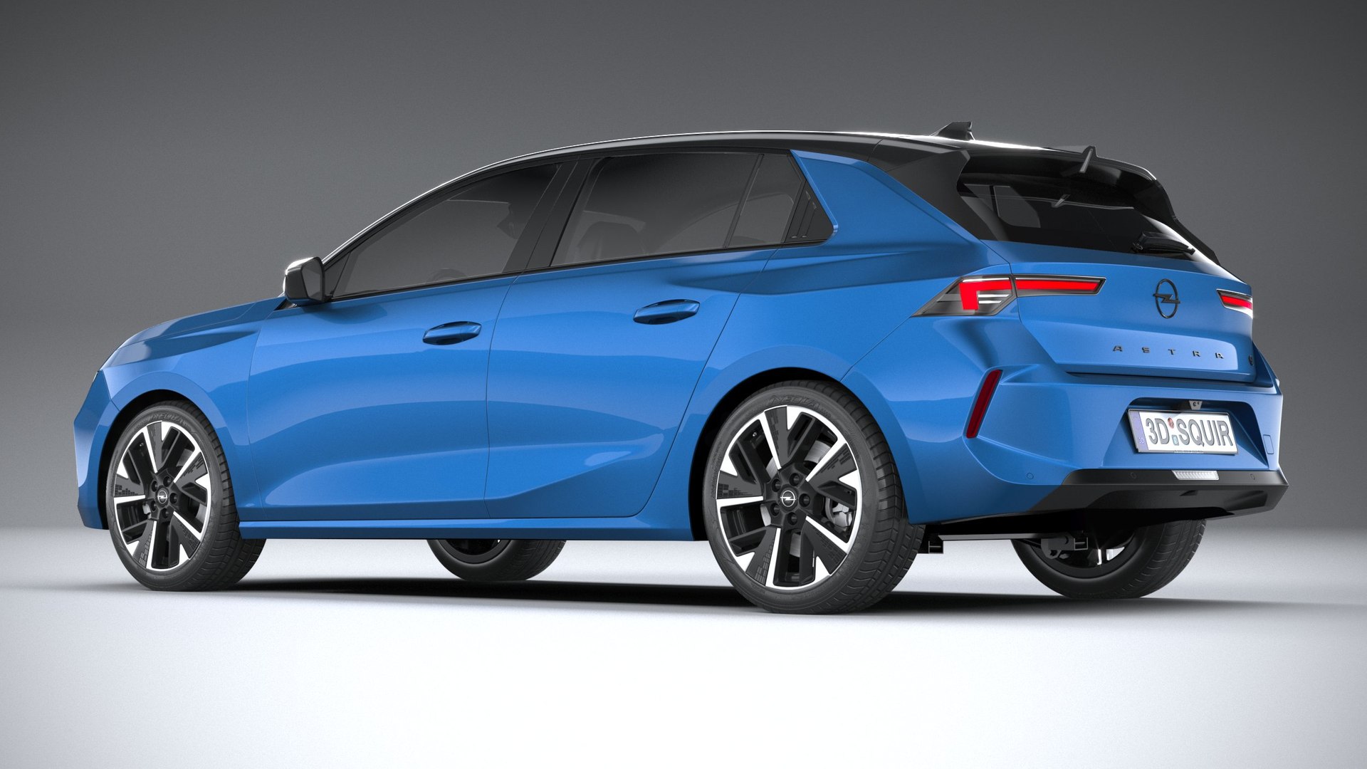 Opel Astra Electric 2023 3D model - TurboSquid 2098592