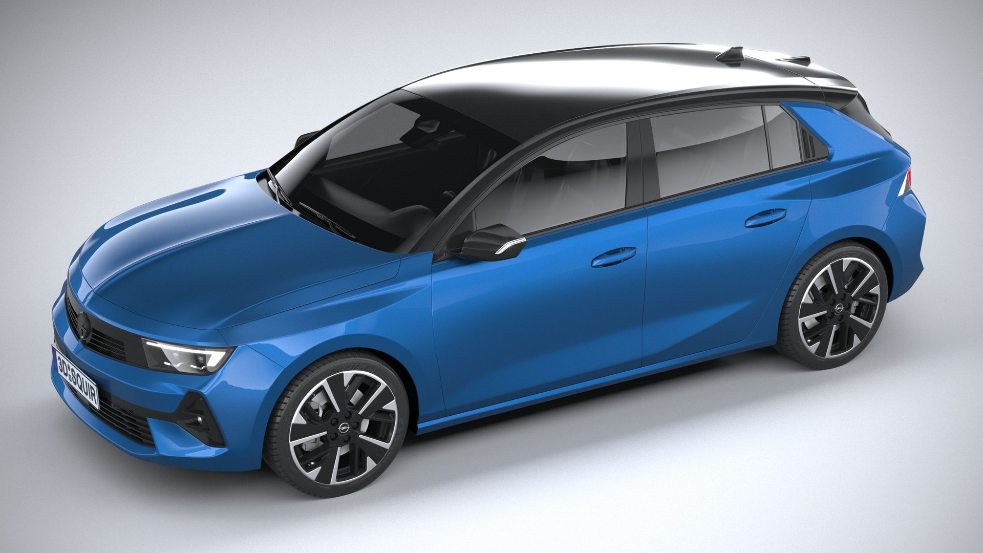 Opel Astra Electric 2023 3D model - TurboSquid 2098592