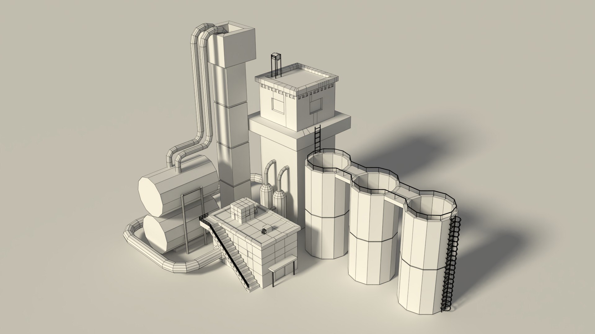 3D Factory Games - TurboSquid 1155663