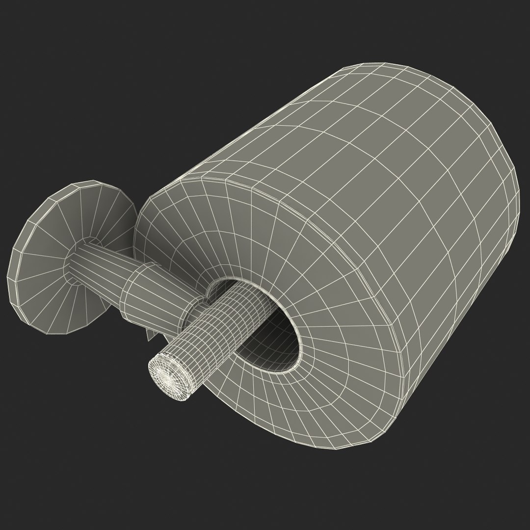 3ds max toilet paper holder